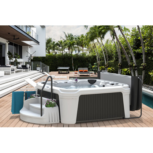 AquaRest Spas, powered by Jacuzzi® pumps AquaRest DayDream 2800S Limited Edition White/Black ...
